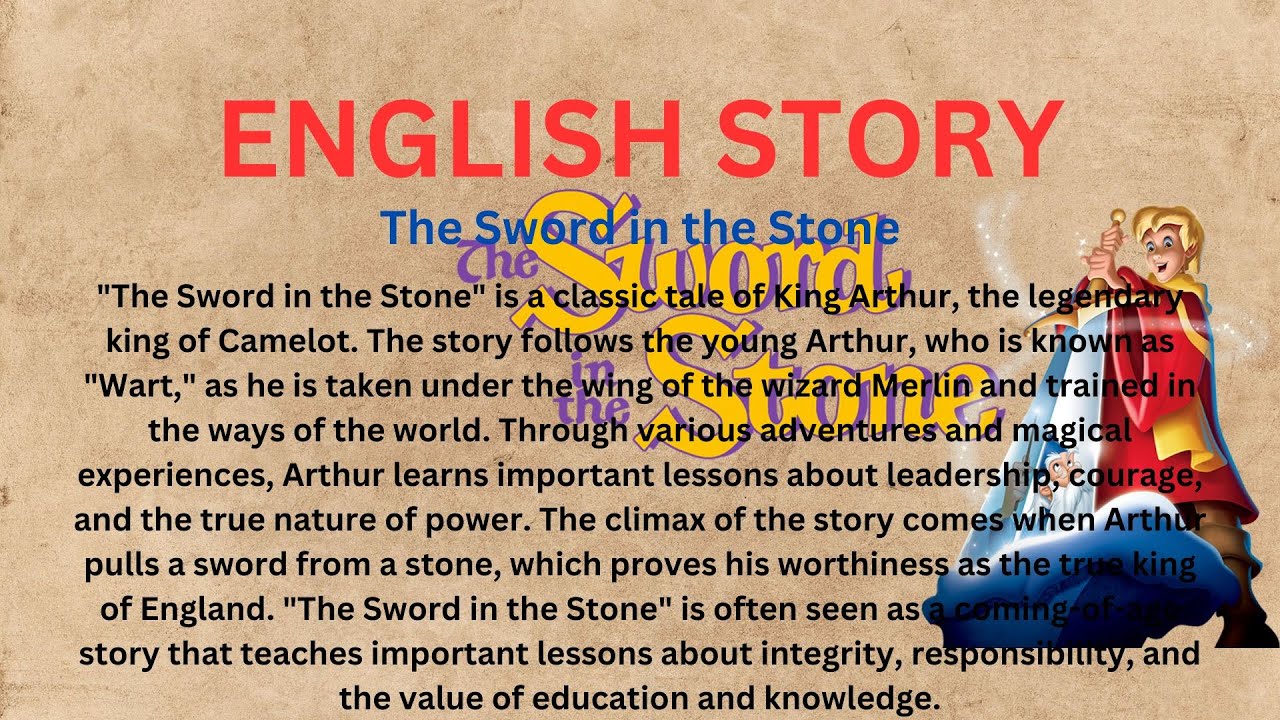 Learn English Through story, The Sword in the Stone, English story for ...