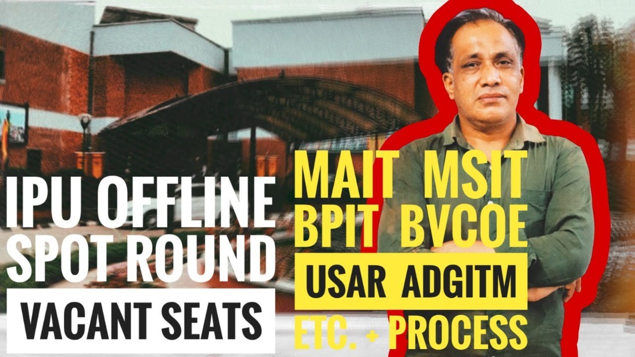 GGSIPU B.TECH MAX CUT OFF RANK ( ON LINE COUNSELLING ) 2024 - YouTube