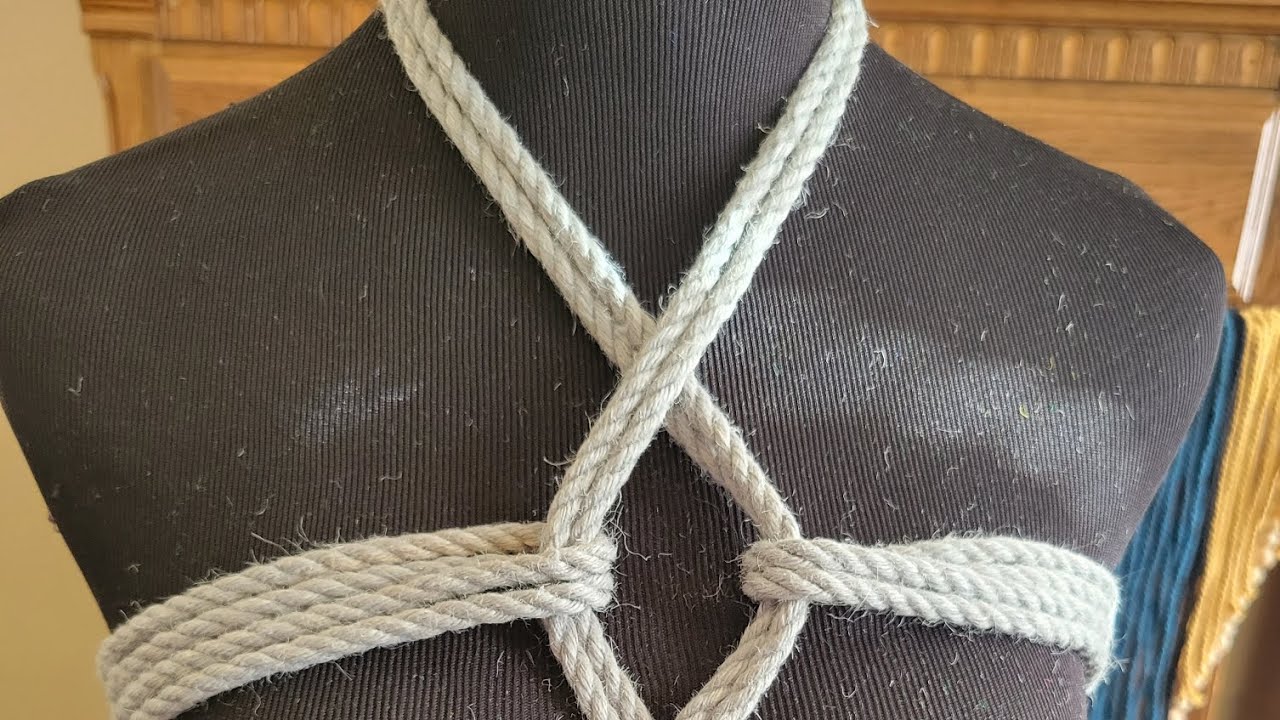 Super Simple beginner shibari tie slowed down from Tiktok 🪢🐰🥰 - YouTube