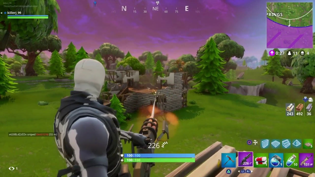 Fortnite NEW Mini Gun VS Real Life Minigun! - YouTube