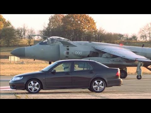Top Gear - The Forgotten Car vs Fighter Jet Race - YouTube