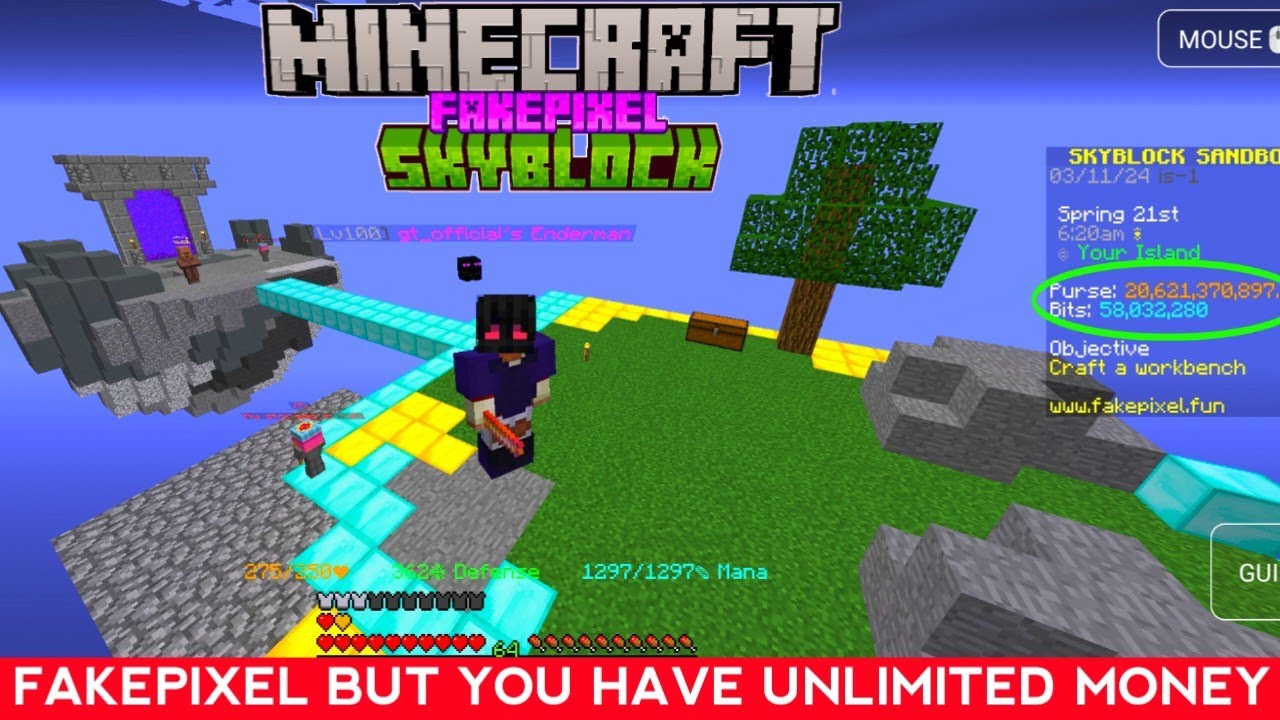 fakepixel sandbox update is here | fakepixel but you are in creative ...