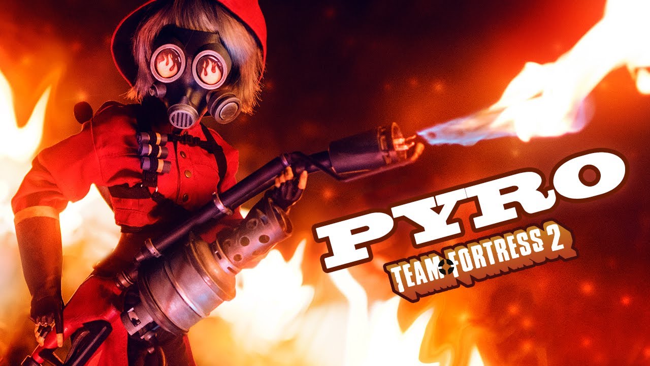 We made a REAL mini FLAME THROWER • TF2 Pyro • Smart Doll Video Game ...