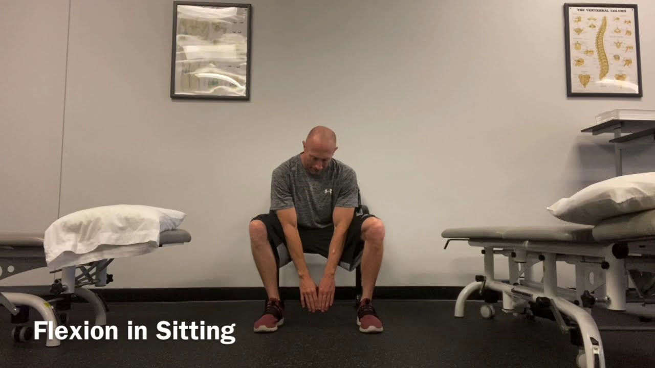 Flexion in Sitting - YouTube