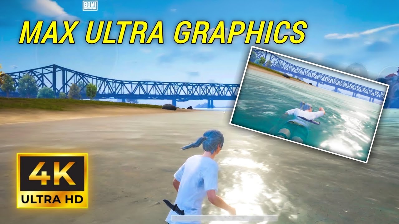BGMI Max Ultra Graphics WATER TEST | ULTRA HDR | Cranky IND - YouTube