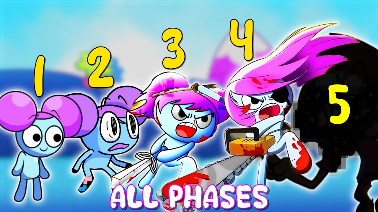Pibby ALL PHASES | Friday Night Funkin' | FNF Mods - YouTube