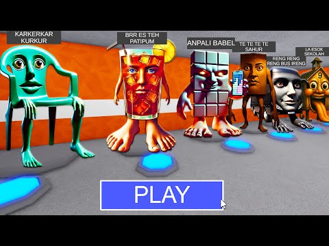 NEW ITALIAN BRAINROT MORPHS! KARKERKAR KURKUR, TE TE TE SAHUR ... in BARRY'S PRISON RUN!