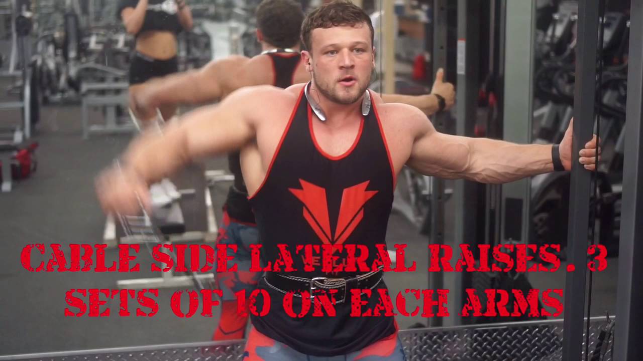 Damen Griffith Shoulder Workout - YouTube