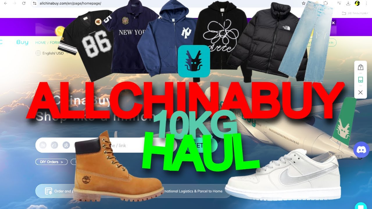 INSANE 10KG ALLCHINABUY HAUL | (Timberlands, Airpods, ALD, Akimo, Arte ...