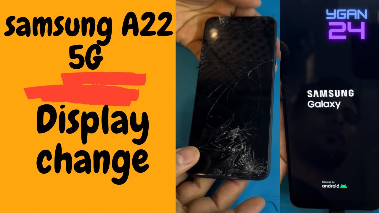 Samsung A22 5G Display change - YouTube
