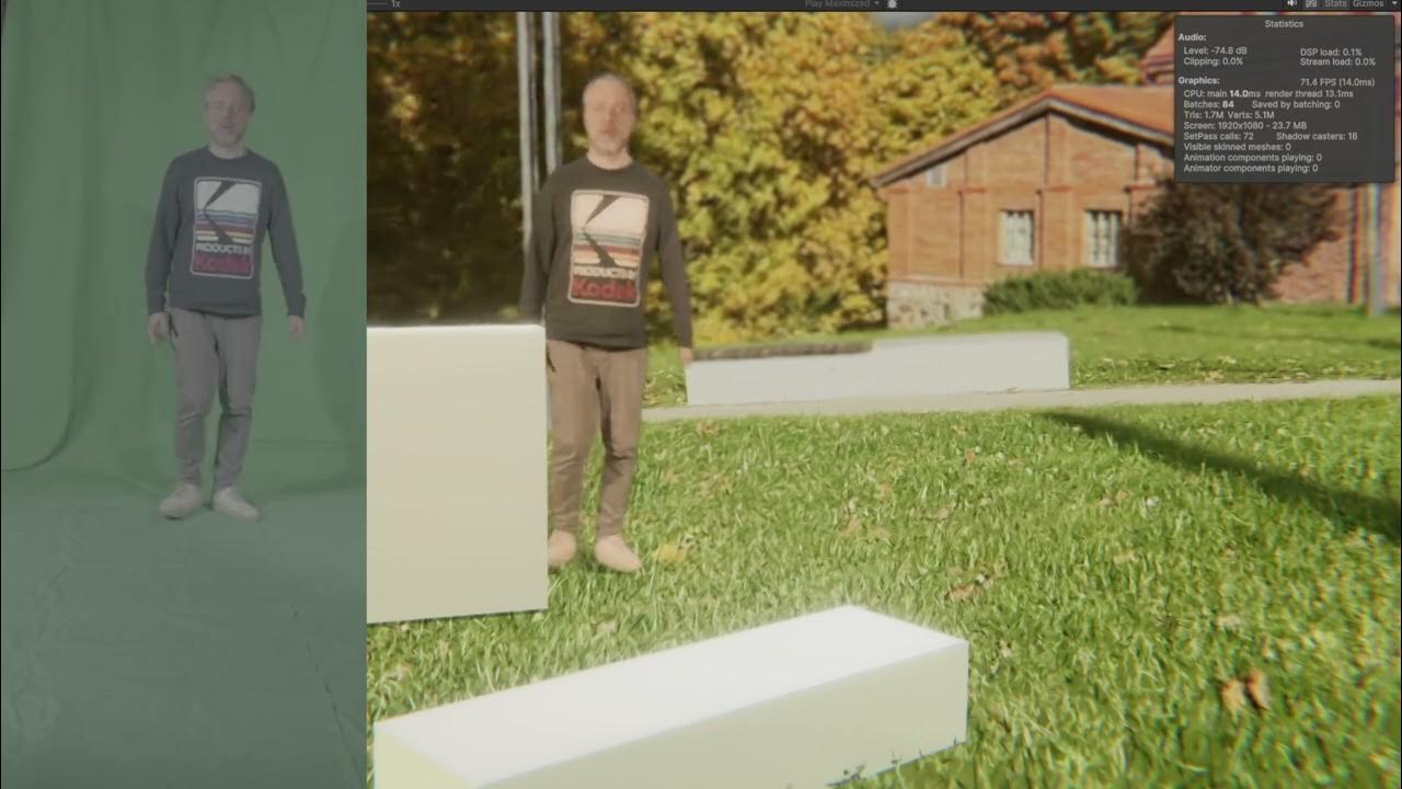 Depth Aware Tracking in Unity with Deckard Chromakey - YouTube