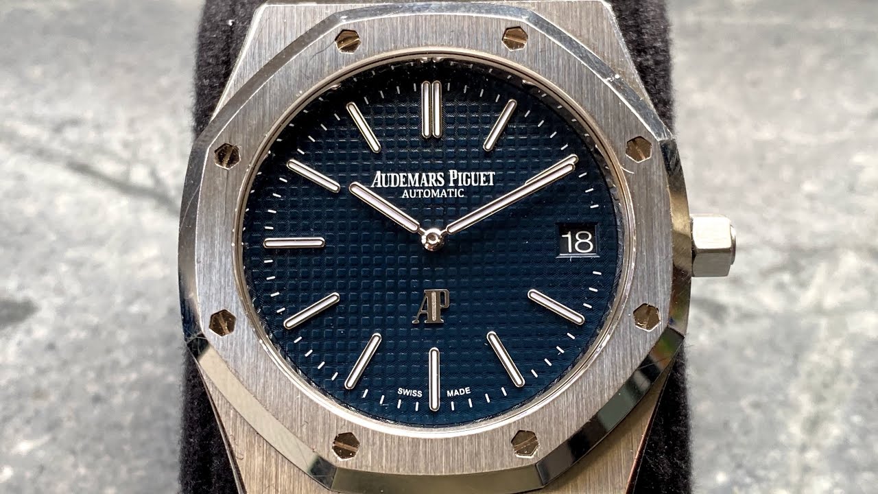 Audemars Piguet AP #15202ST Blue Dial (aka Jumbo) Review - YouTube