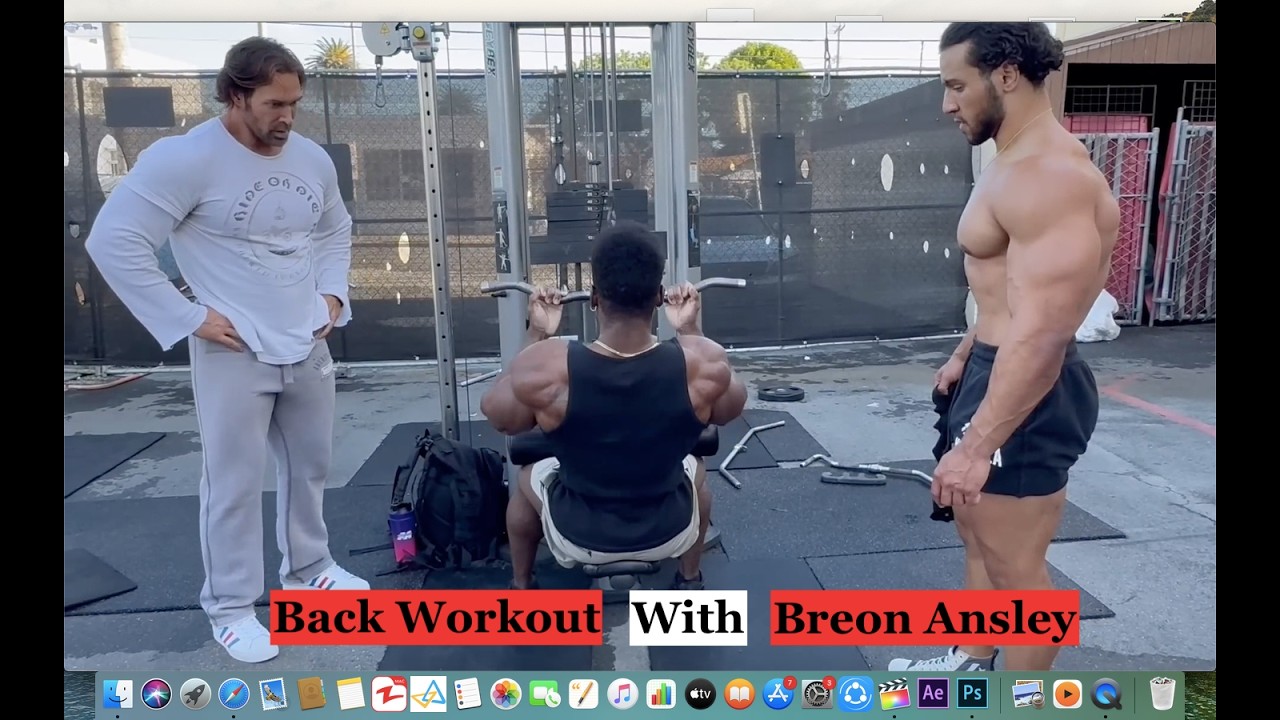 Mike O'Hearn -Back Workout With Mr Olympia | BREON ANSLEY | - YouTube