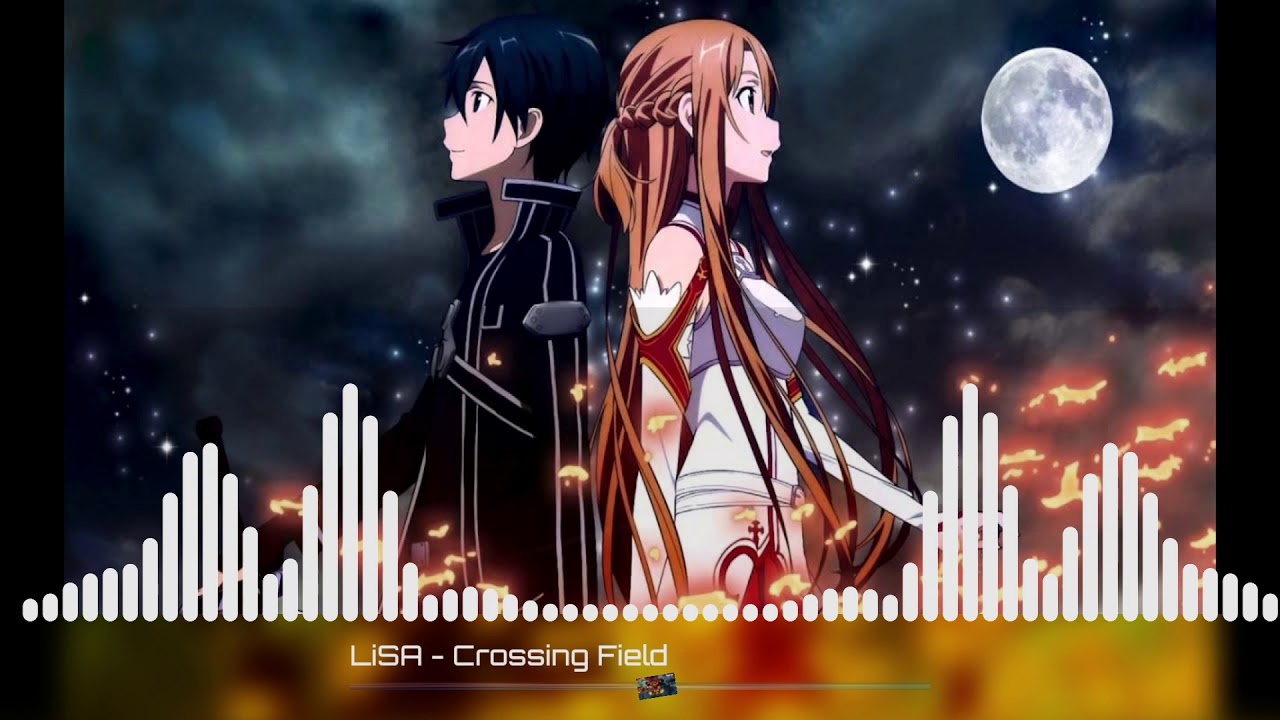 Lisa crossing field(opening 1 SAO Sword art online) - YouTube