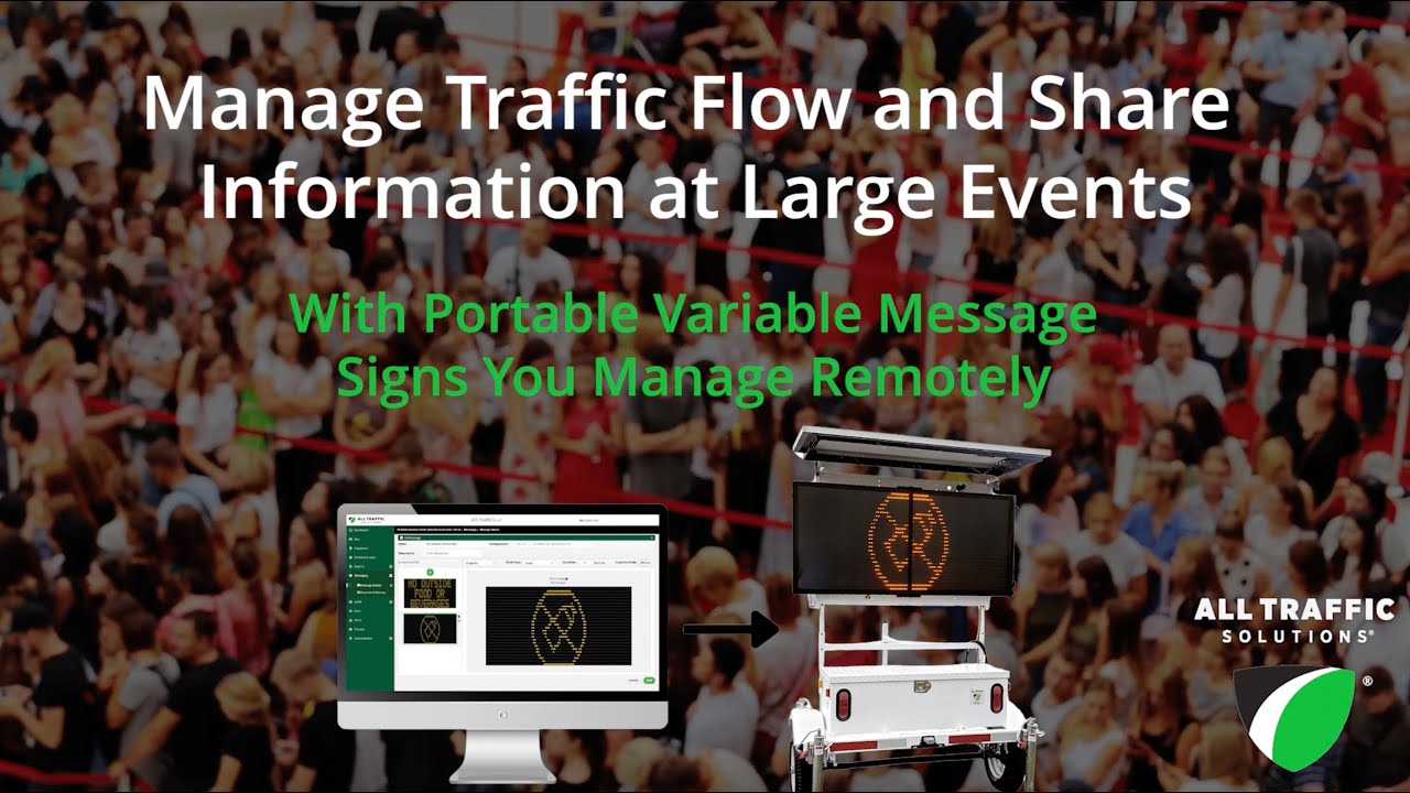 Manage Traffic Flow and Share Information at Large Events w/ Portable ...