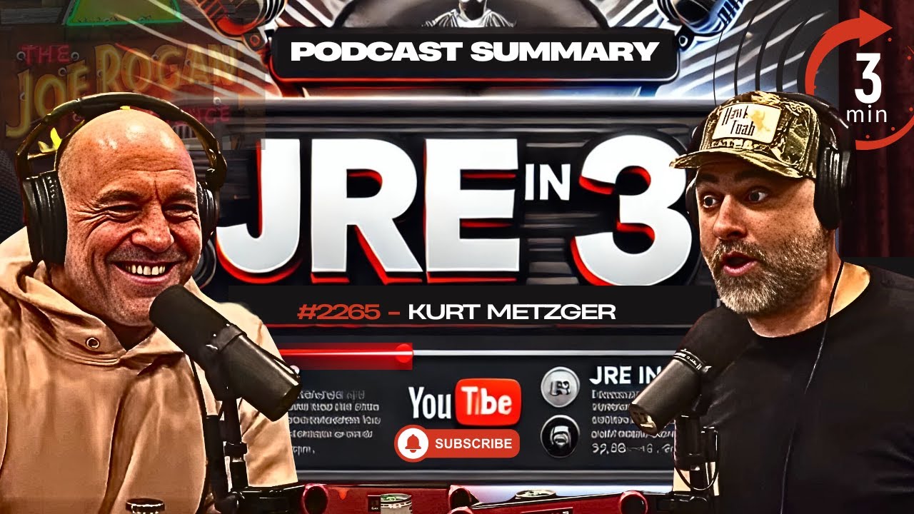 JRE 2265 Kurt Metzger in 3 Minutes | Trump Coin, Tin Foil Hat & Bill ...