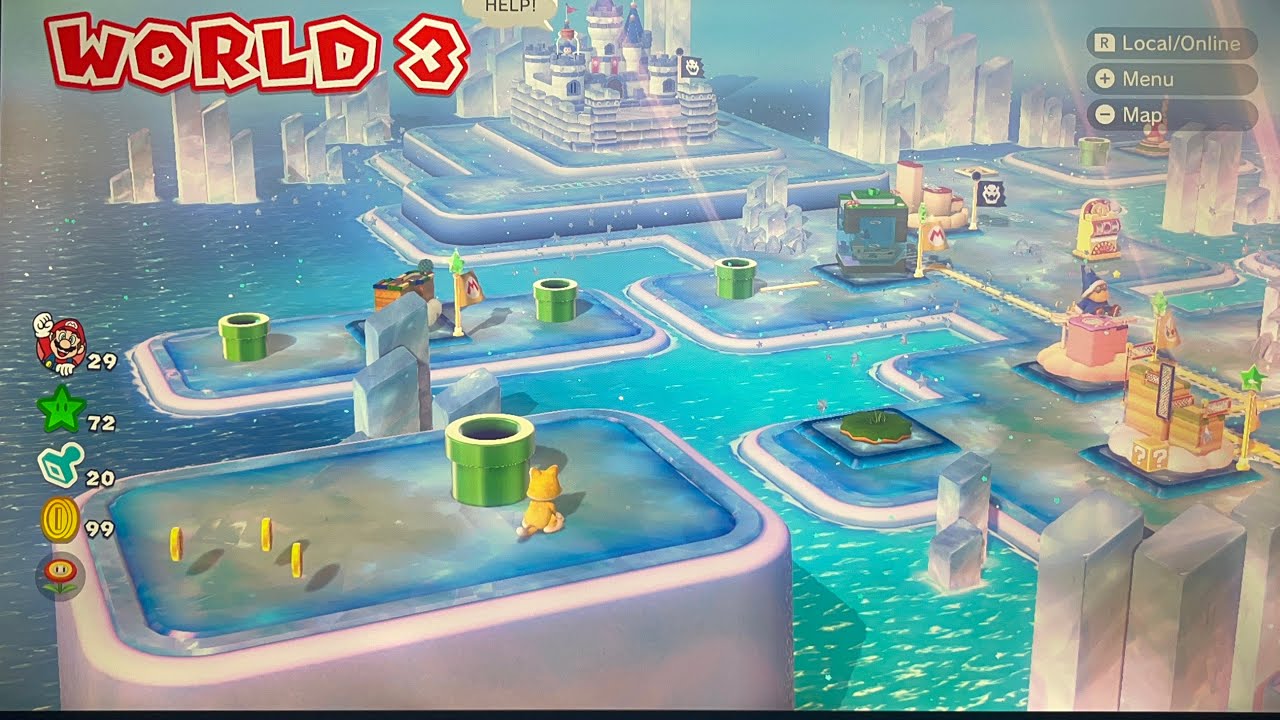 Super Mario 3D World Play Through: World 3 - YouTube