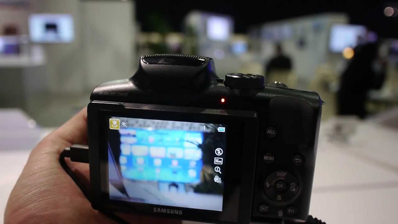 Samsung WB2100 Bridge Kamera im Hands On [Deutsch] - YouTube