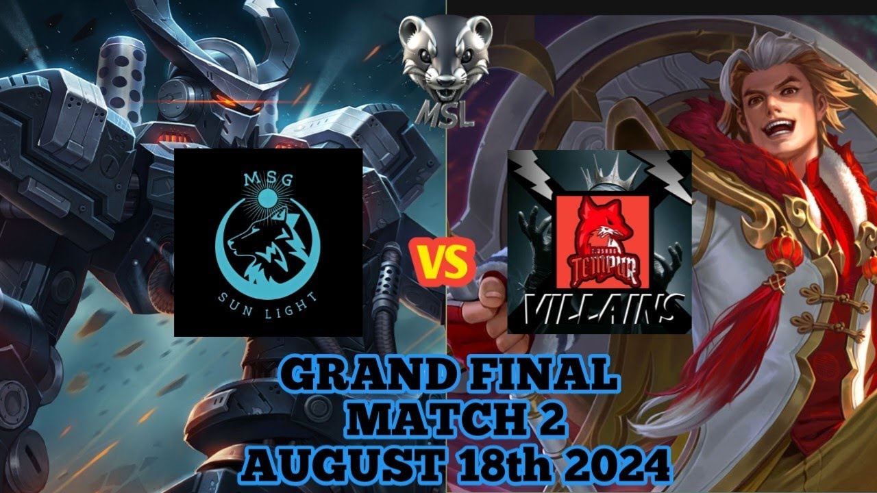 GRAND FINAL MUSANG LEAGUE MSG SUNLIGHT VS MSG VILLAINS MATCH 2 - HONOR OF KING - YouTube