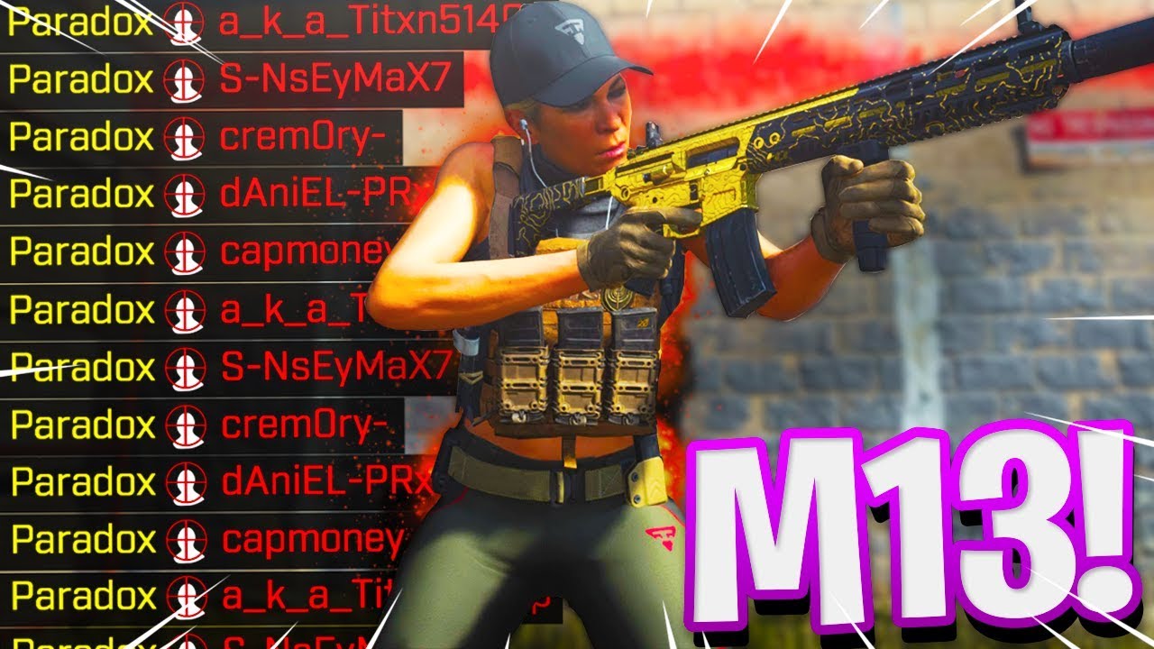 OVERPOWERED M13 CLASS is UNSTOPPABLE on COD MW....(BEST M13 CLASS SETUP ...