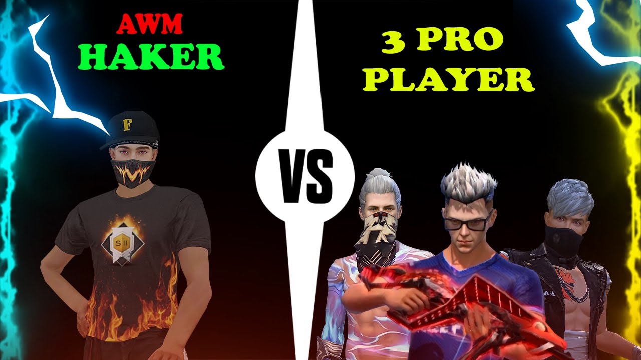 HACKER KE SATH 1 V 3 KYA HOGA AAB😢😢😒|| AWM HACKKER 1 VS 3 ONLY HEAD ...