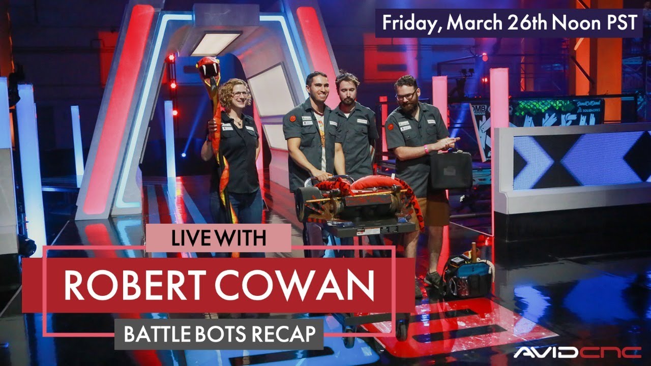 Live with Robert Cowan - Copperhead Battle Bots Recap - YouTube