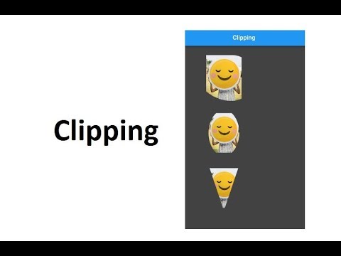 FLUTTER - CLIPPING [ClipRRect || ClipOval || ClipPath || Column ...