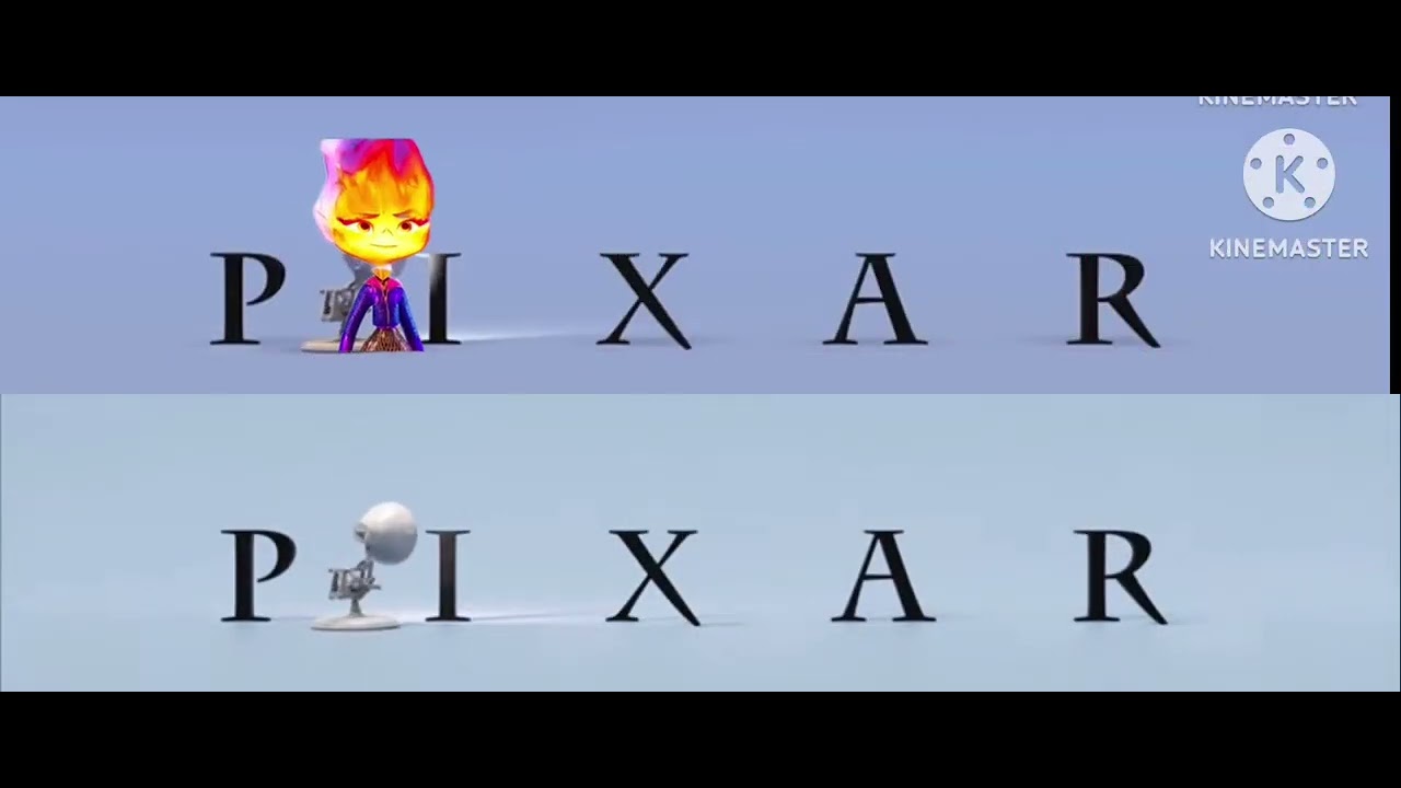 Ember lumen in Pixar animation studios logo (side by side) - YouTube