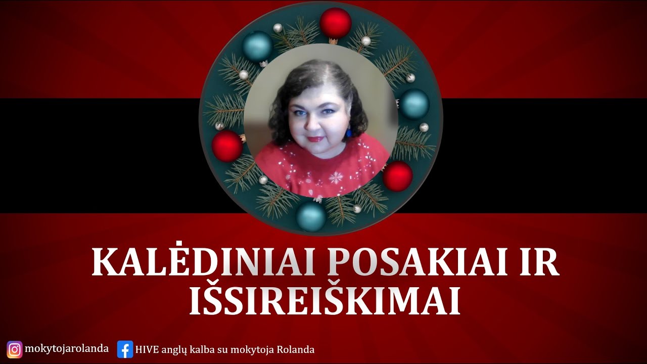 🎄Kalėdiniai posakiai ir išsireiškimai 🎁💝 - YouTube