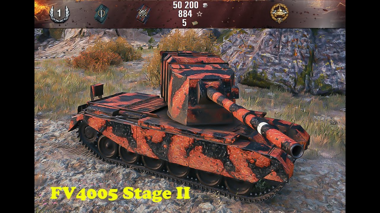 FV4005 Stage II - World of Tanks UZ Gaming - YouTube