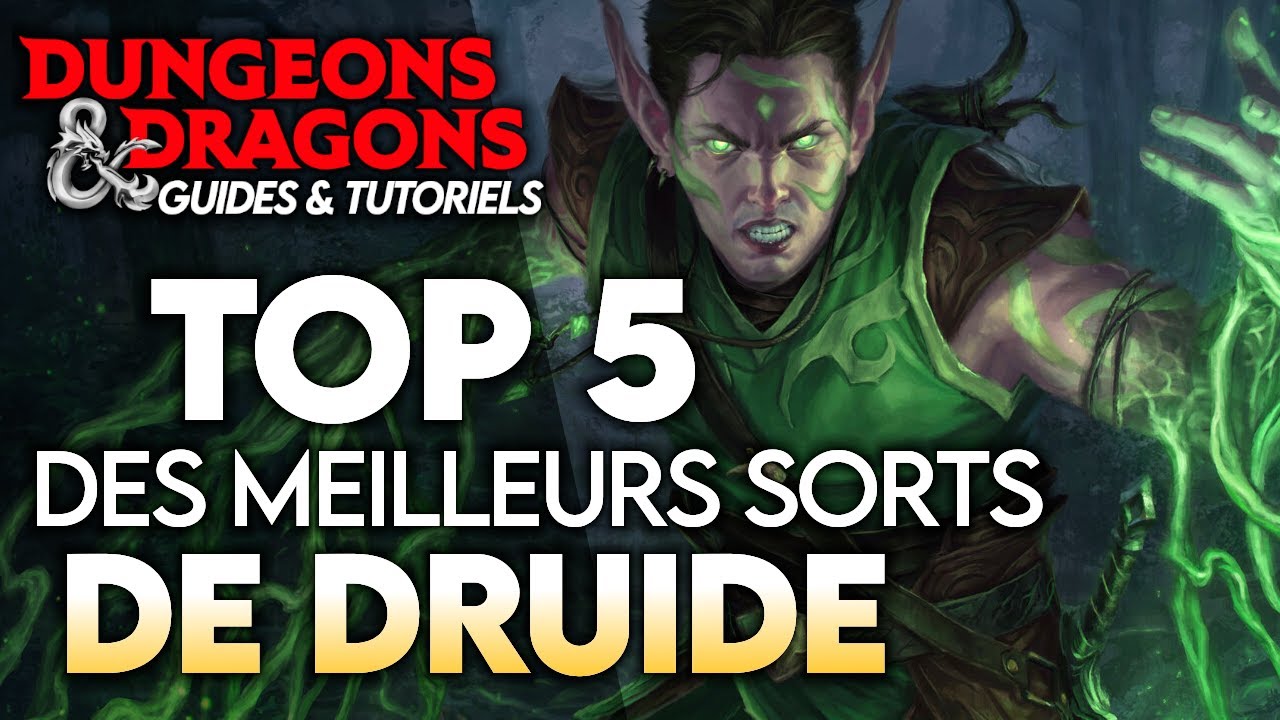TOP 5 des SORTS pour DRUIDE (Guide D&D) - YouTube