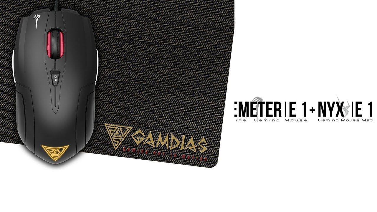 Gamdias DEMETER E1 Wired Optical Gaming Mouse & Mouse Pad Combo ...