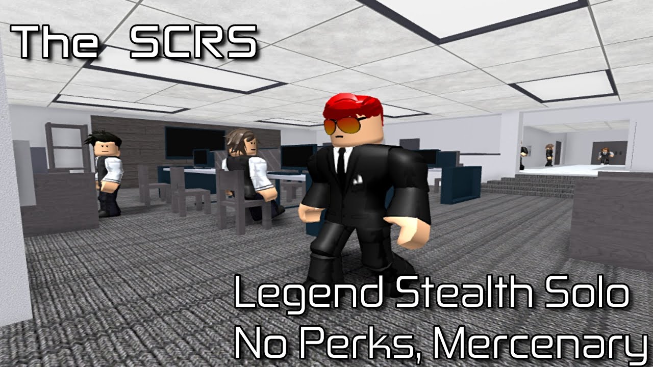 The SCRS - (No Perks, No Kills, Mercenary) Legend Stealth Solo [Roblox ...