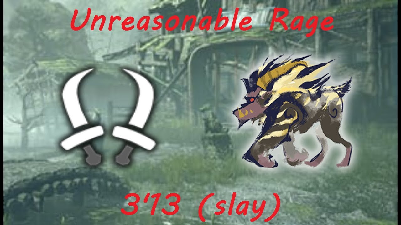 MHRise:SB (PC) | Unreasonable Rage Furious Rajang (slay) | Dual Blade ...