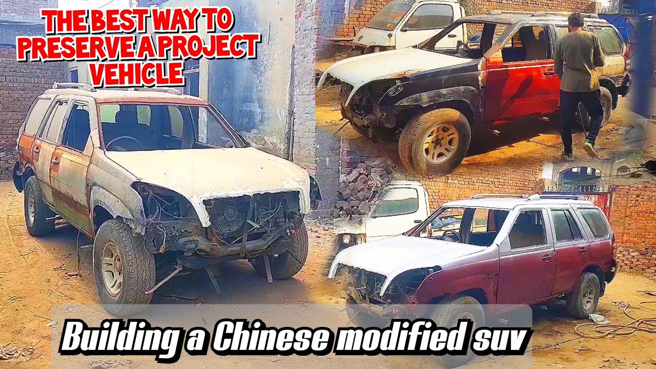 How to preserve a project car from rust | Chinese prado - YouTube