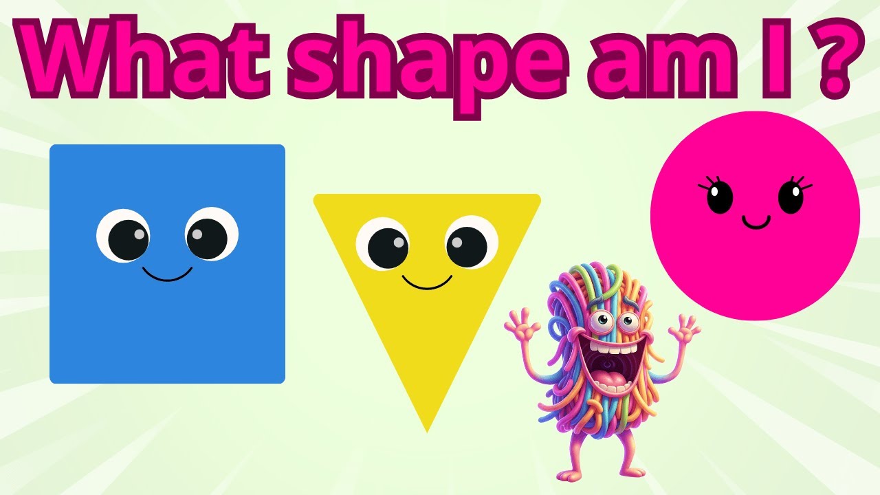 What Shape Am I Fun Dance Song for Kids Circle, Square & Triangle - YouTube