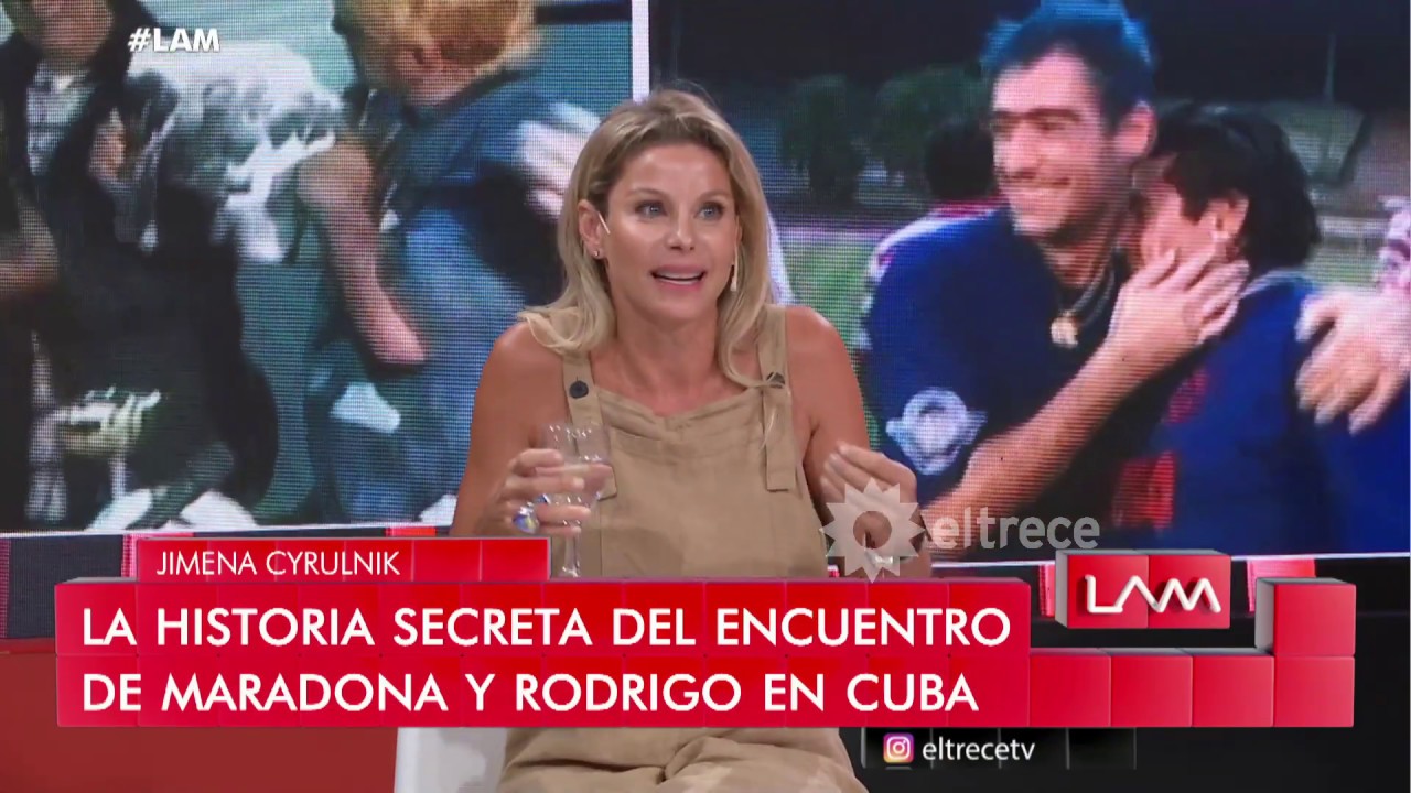 Todos los secretos del encuentro entre Rodrigo y Maradona en Cuba - YouTube