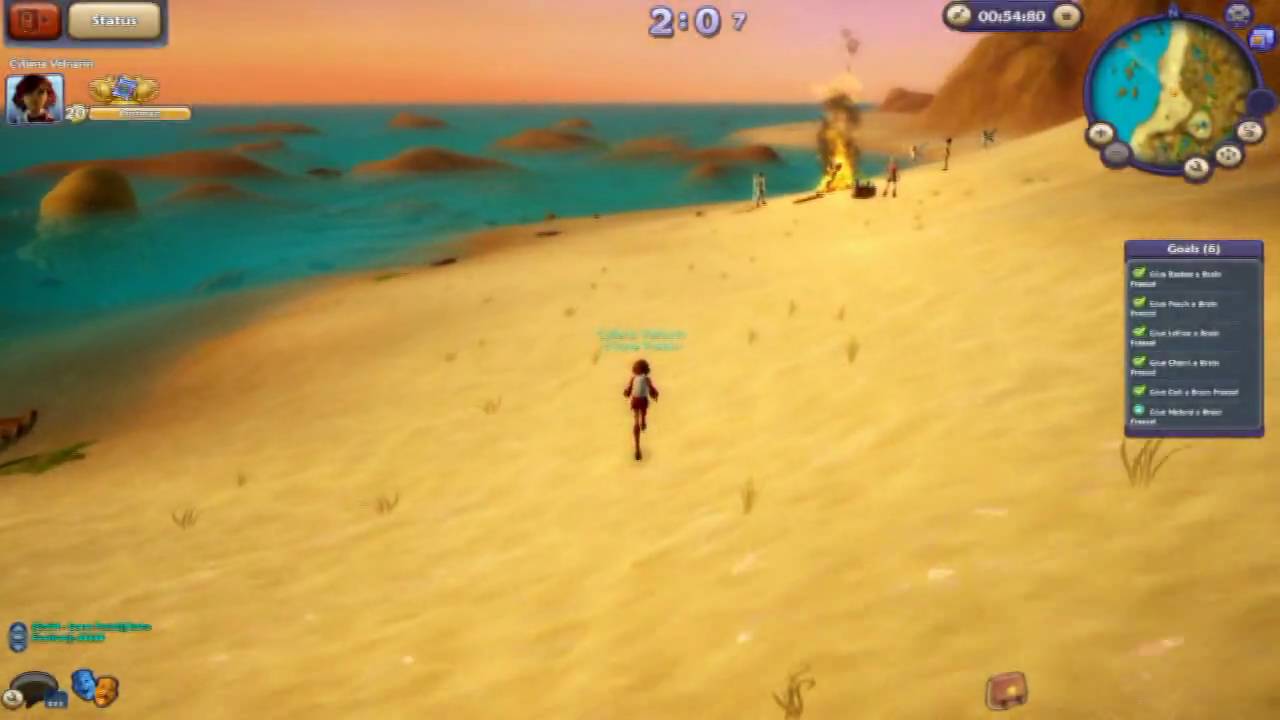 Free Realms - Brain Freeze Mix-up minigame in Seaside (HD) - YouTube