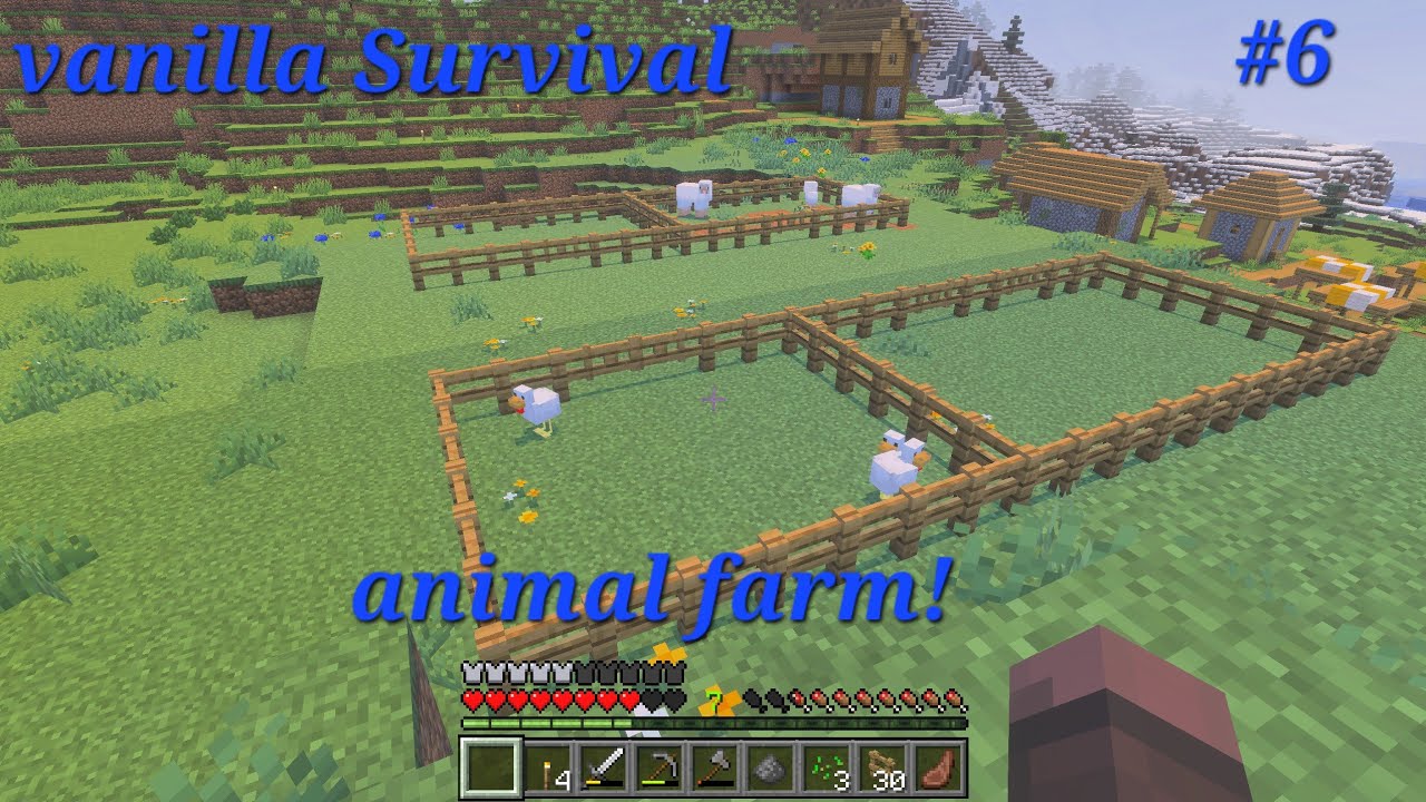 Animal Farm | Ep#6 - Minecraft Survival - YouTube