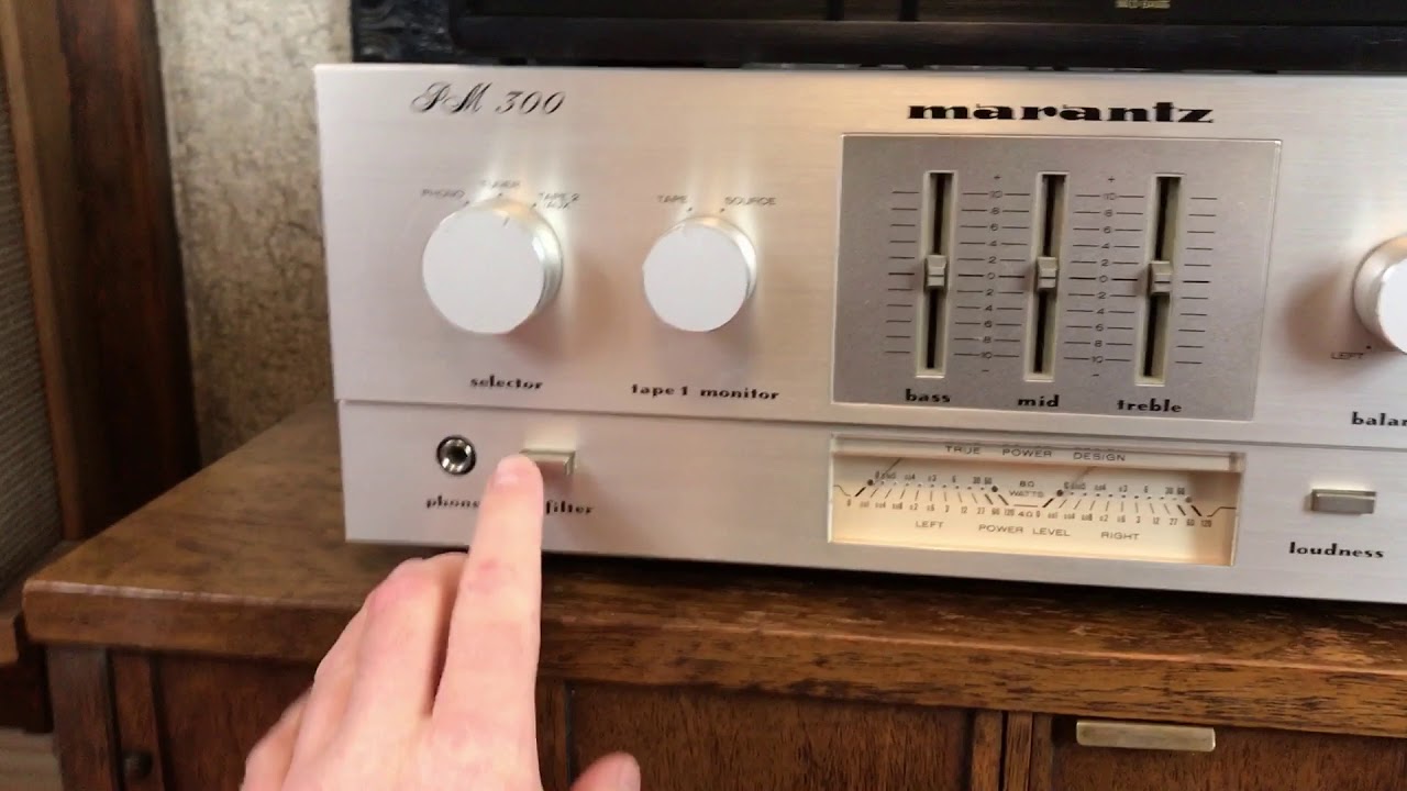 Bose 901's w/ Marantz PM300 - YouTube