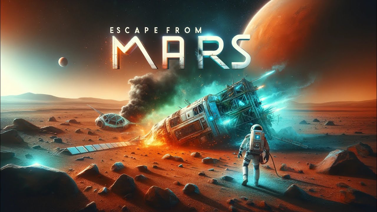 Space Engineers : ESCAPE from MARS! - Ep #1 - CRASH Landing - YouTube
