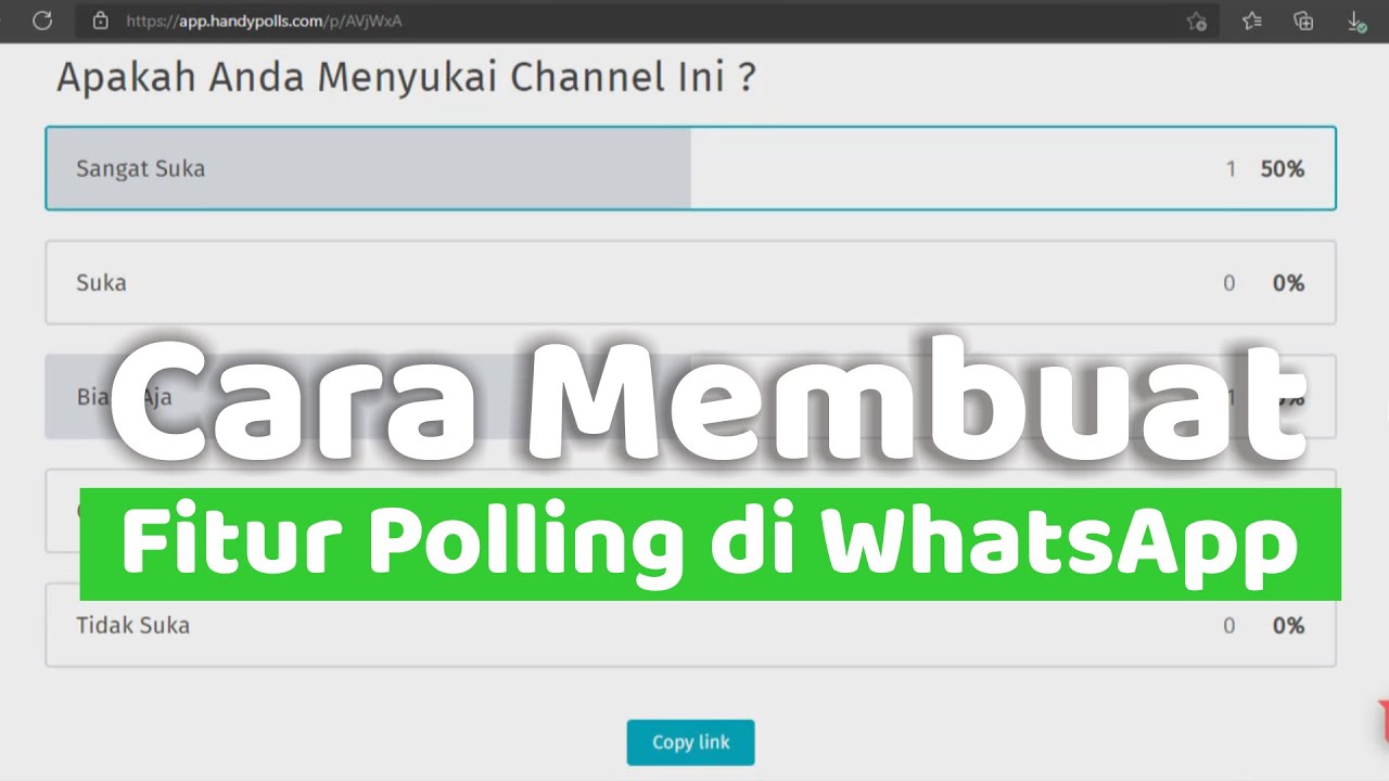 Tips Komputer !! Cara Simple membuat Fitur Poling atau Voting di ...