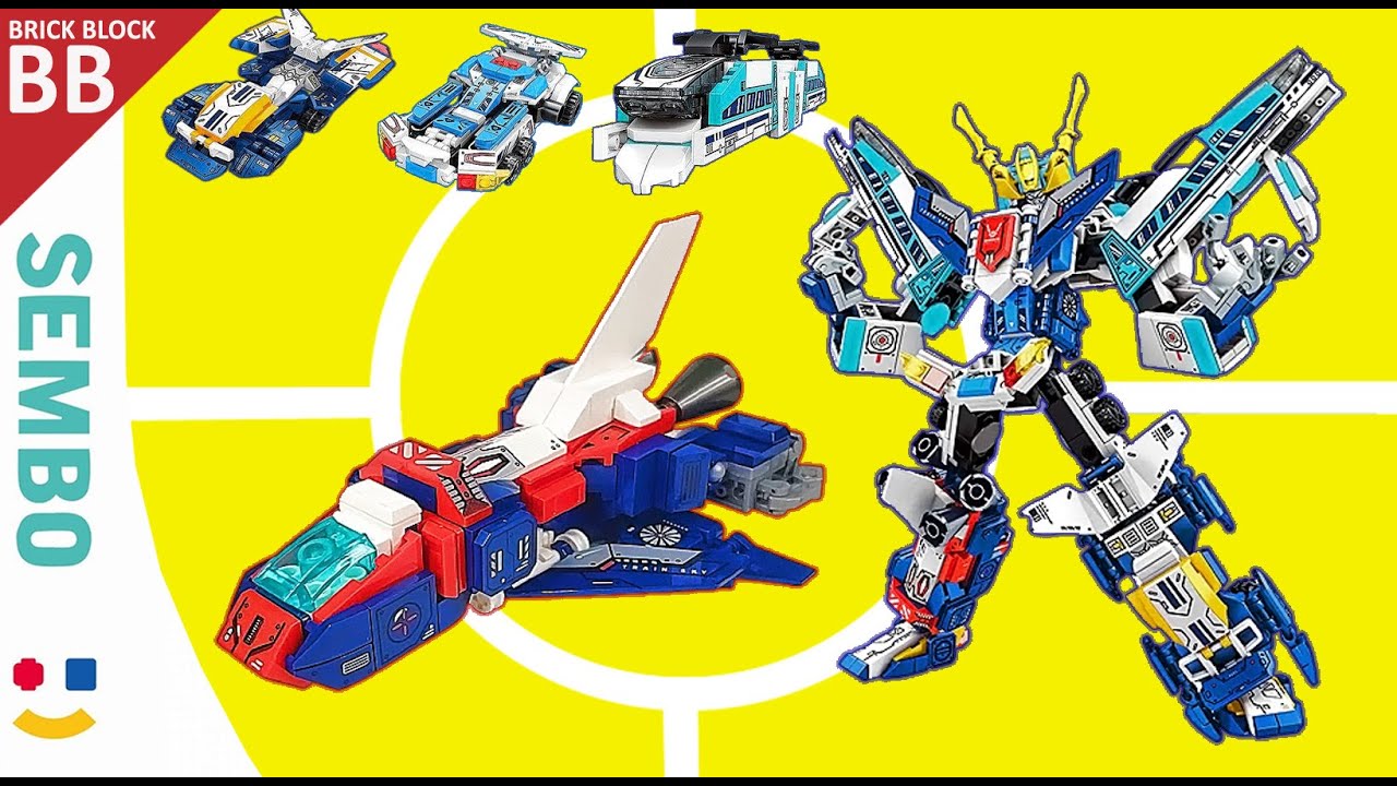 Speed Build Sky Train Warrior !! (part 02) ⚡️ How to make a Robot ...