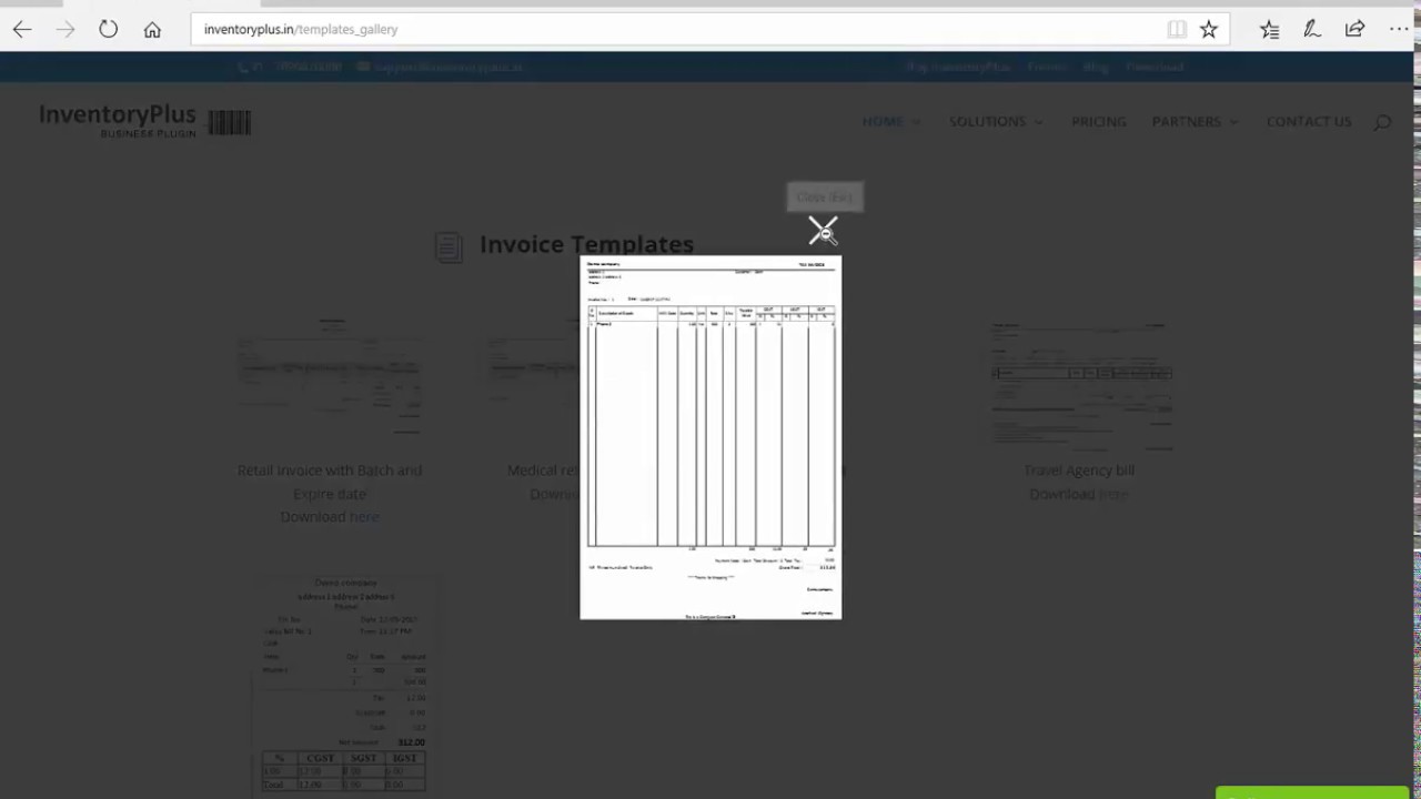 Importing Report or Bill template to InventoryPlus - YouTube