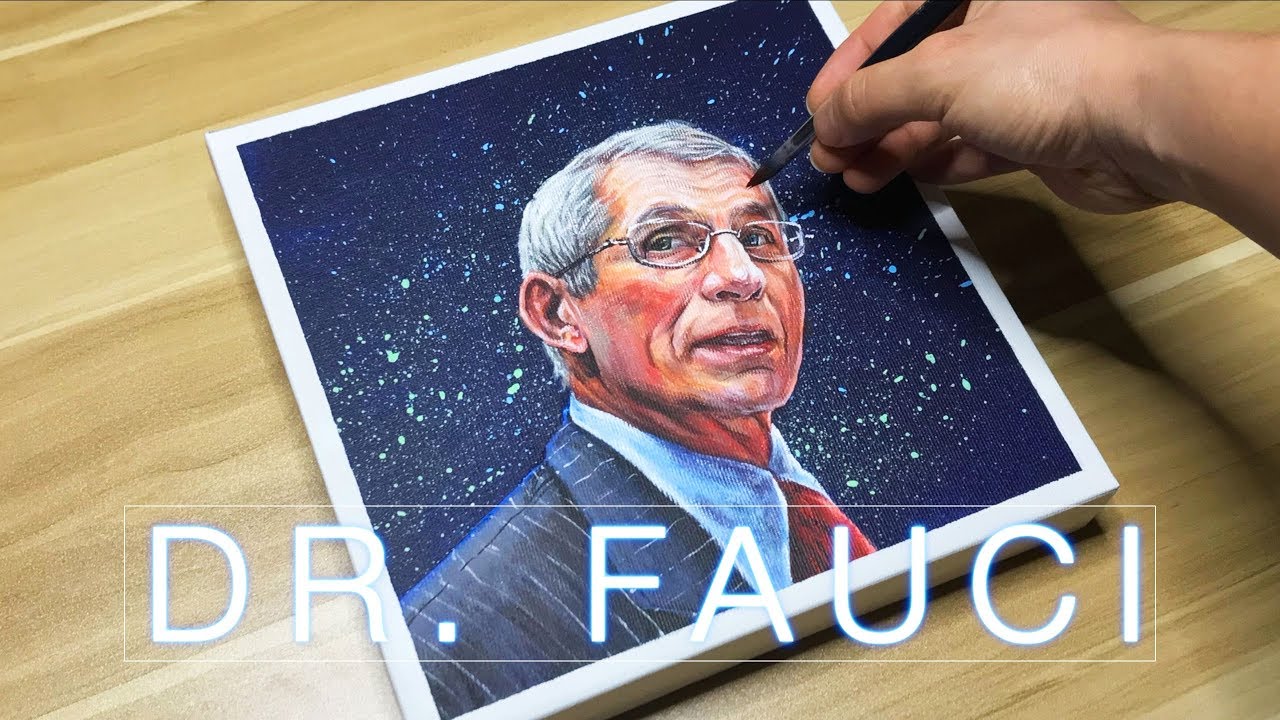 Dr. Fauci portrait acrylic - YouTube