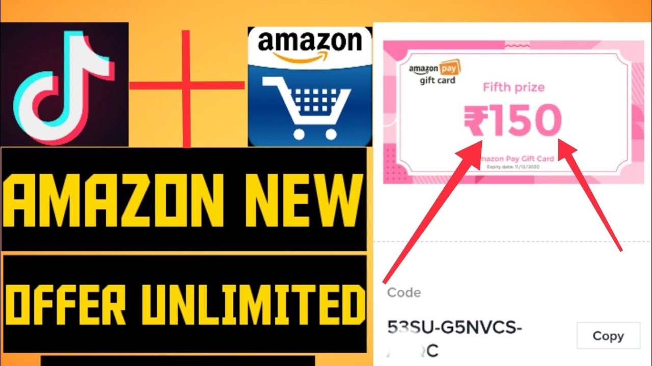 Tiktok Unlimited amazon Gift card Offer II Tiktok Traditions II - YouTube