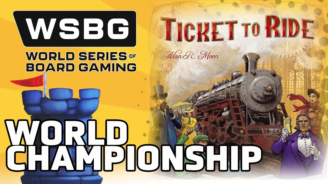 Ticket to Ride World Championship - World Series of Board Gaming 2024 ...