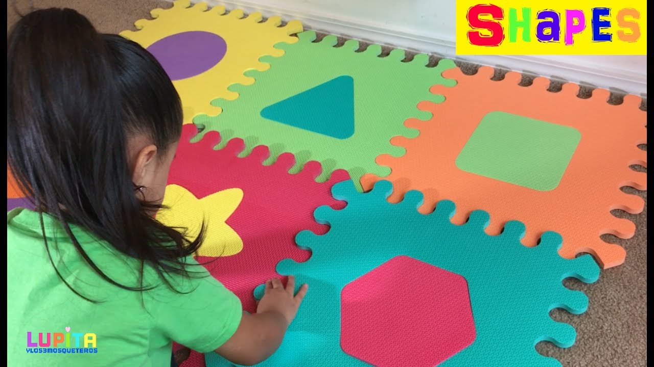 Lupita y su Shapes Puzzle || Shape Puzzle for Kids Learning Shapes and ...