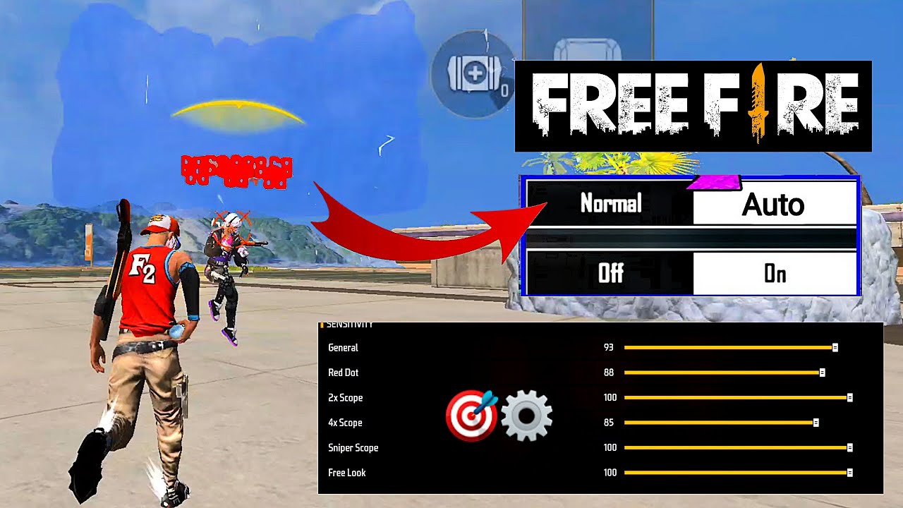 ff new sensitivity after update 4gb ram - YouTube