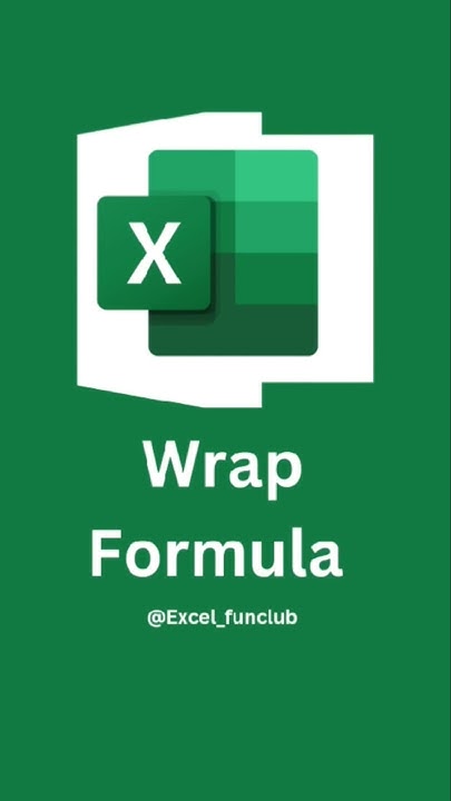 How to Use Wrap rows Formulas in Microsoft Excel #tutorial #exceltips #shorts - YouTube
